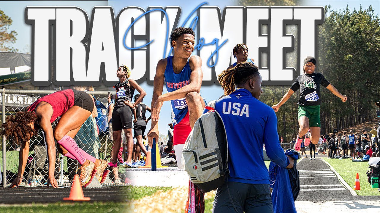 HIGH SCHOOL TRACK MEET VLOG | WITNESSED THE FASTEST 4X100 IN THE USA ...