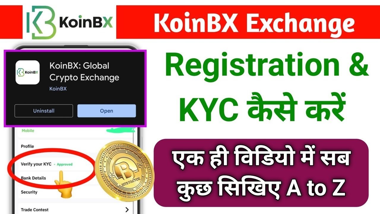 KOIN BX EXCHANGE REGISTRATION LOGIN KYC AND BANK ACCOUNT A-Z PROCESS ...