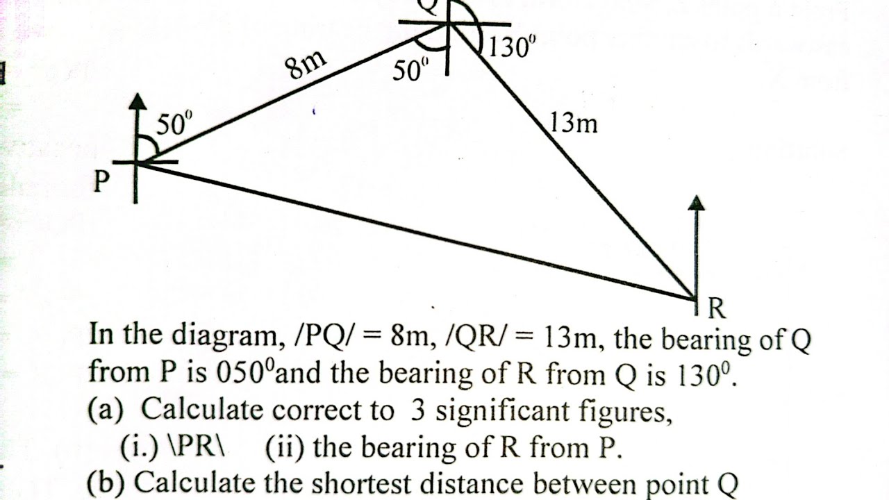 Calculations Involving Bearing And Distance In Mathematics YouTube calculations-involving-bearing-and-distance-in-mathematics-youtube