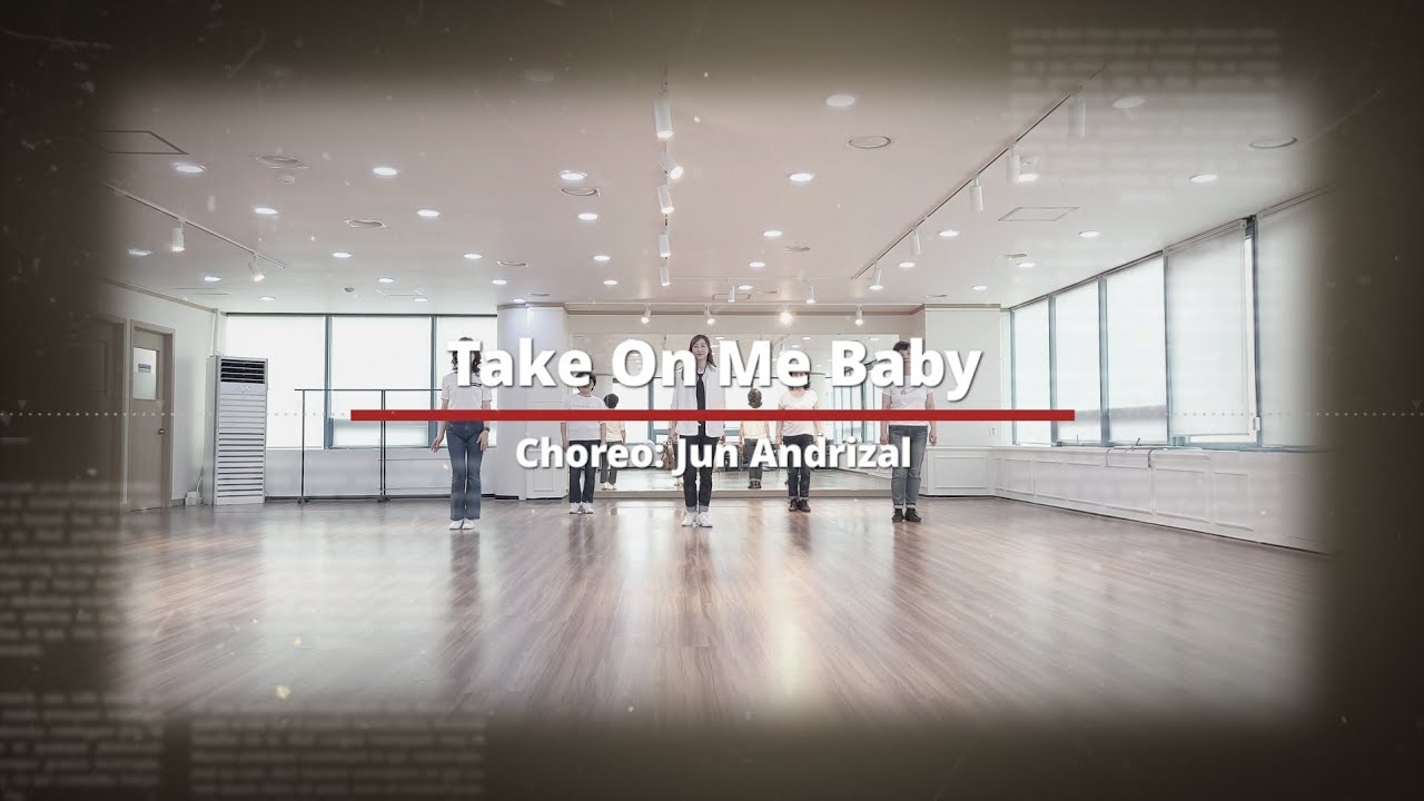 Take On Me Baby Line Dance♡Beginner♡Choreo: Jun Andrizal♡댄싱퀸 - YouTube