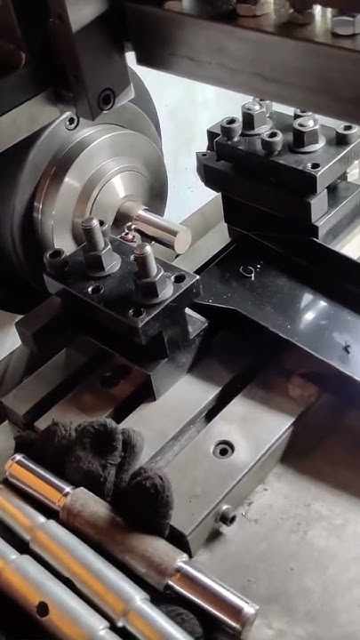 CNC Lathe Automatic loading and unloading "lathe processing is simpler" - YouTube