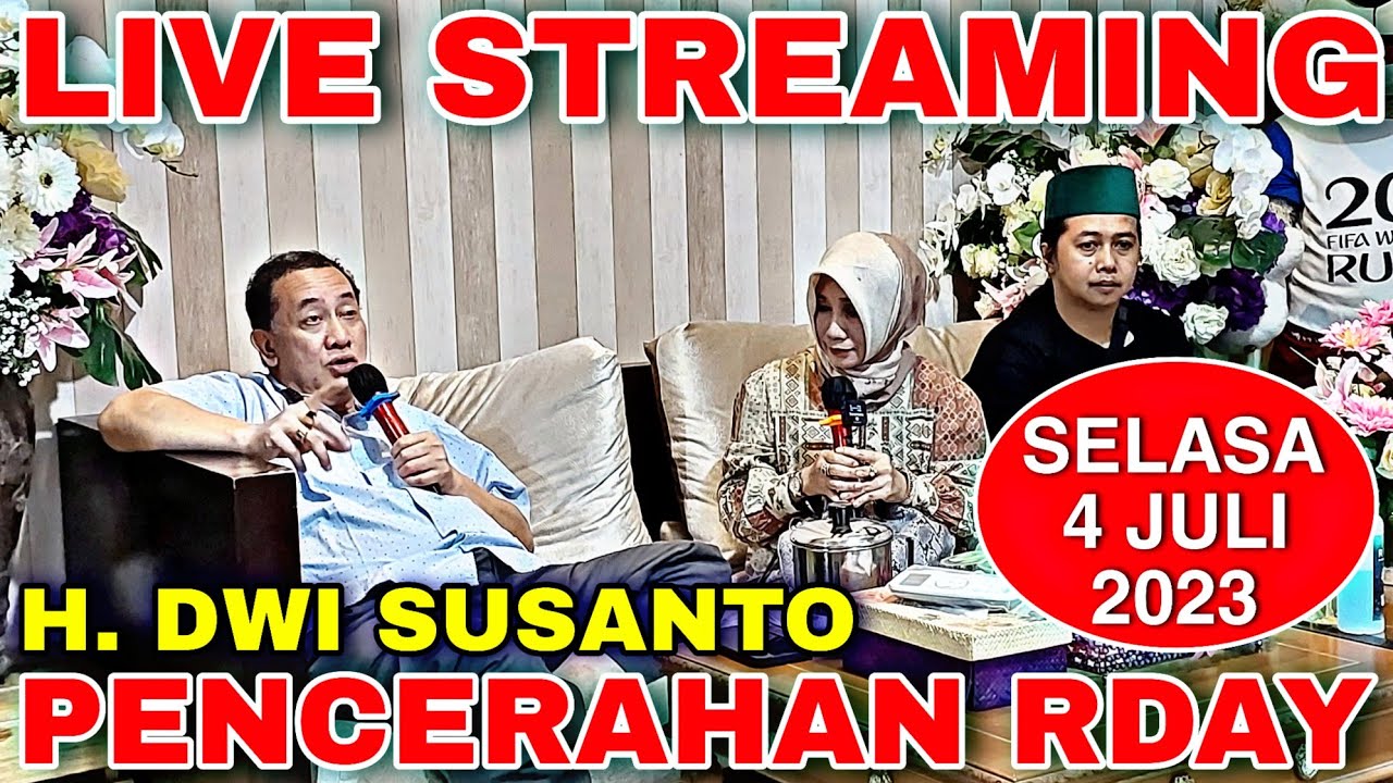 🔴 LIVE STREAMING RDAY PENCERAHAN H.DWI SUSANTO // CARA MELUNASI HUTANG ...