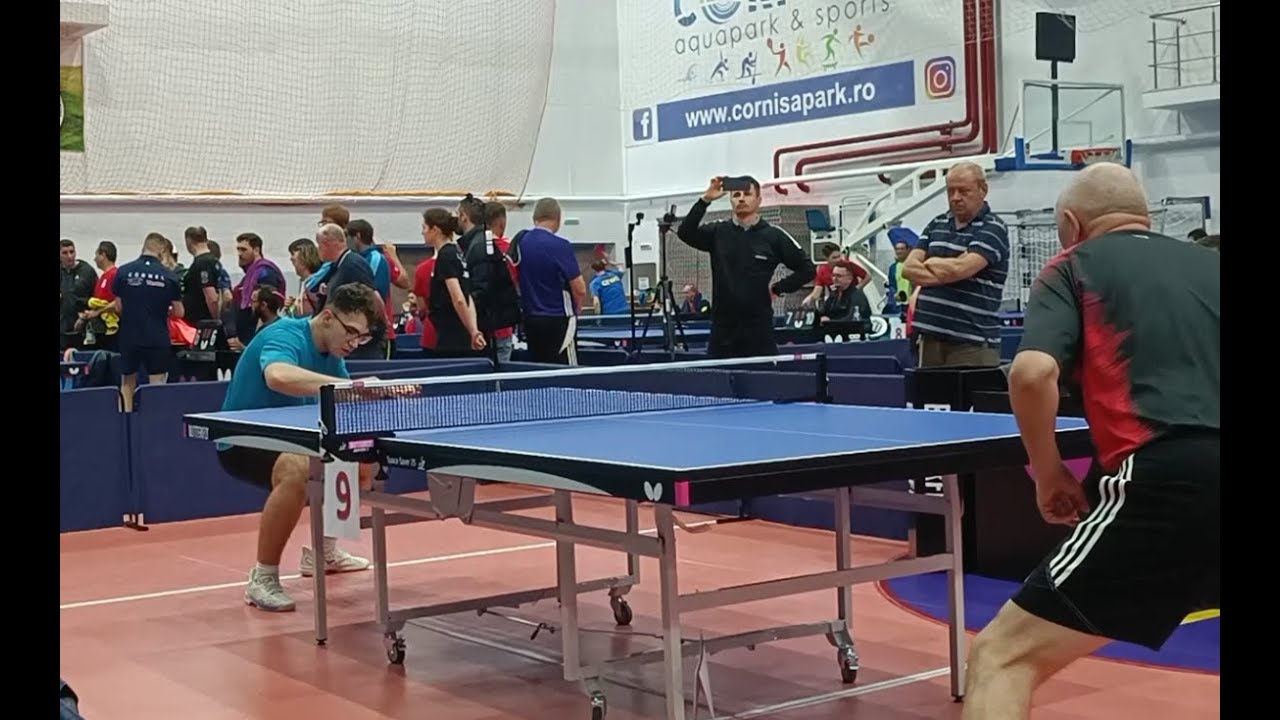 Galos Alexandru vs Roman Iulian |BUTTERFLY Romanian Table Tennis Team ...