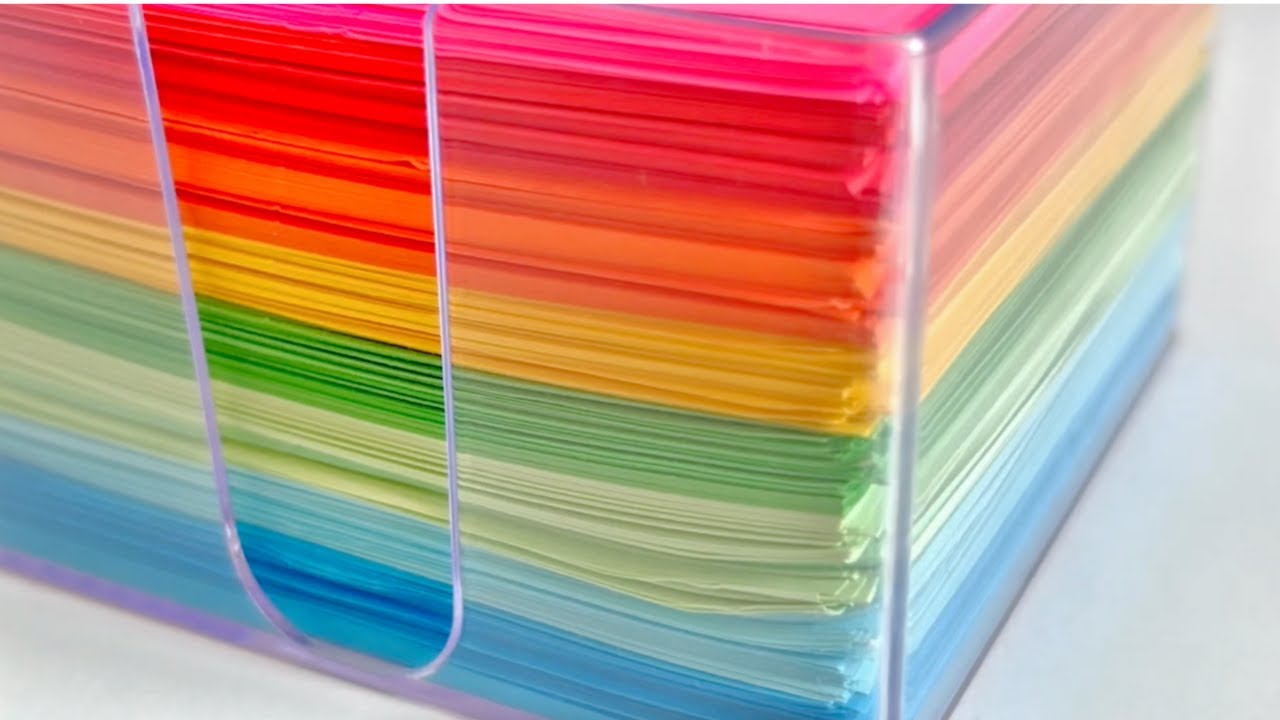 Mintra Office Memo Pads in Acrylic Case - YouTube