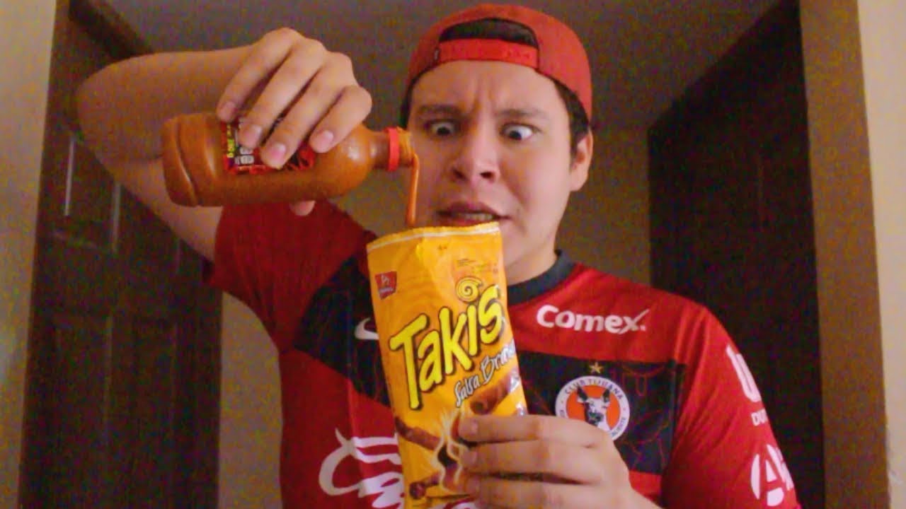 El reto de los takis salsa brava con salsa extra picante - Super Niño ...