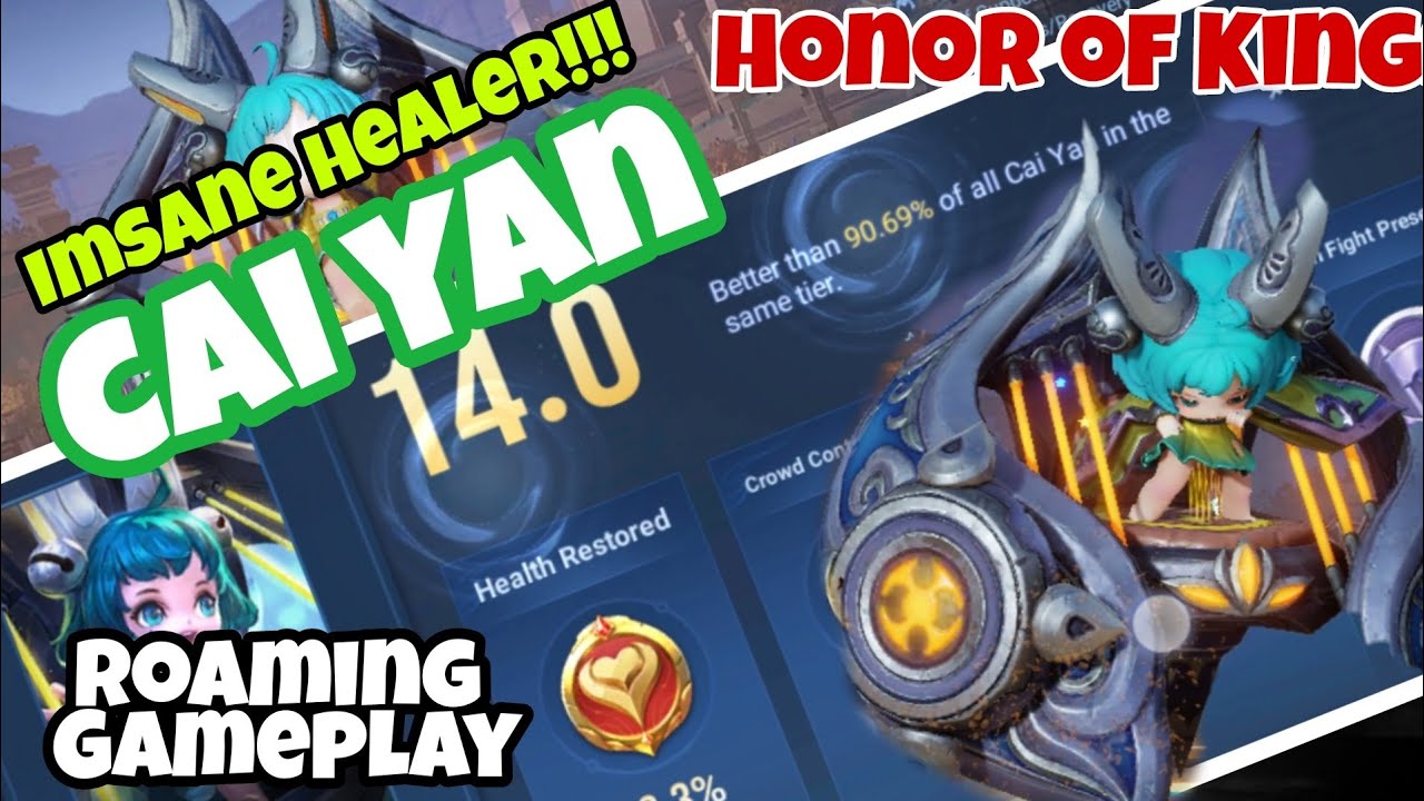 HONOR OF KINGS CAI YAN | Best Healer!!!! | Gameplay - YouTube