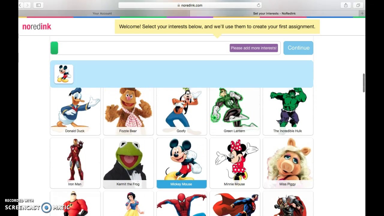 No Red Ink Sign Up Instructions - YouTube