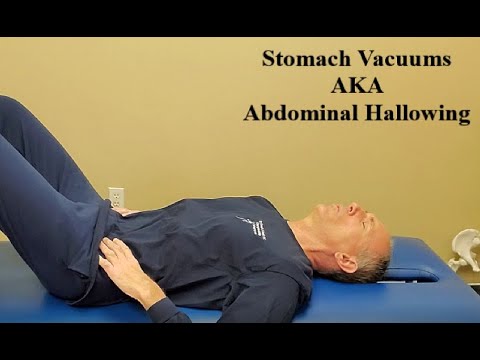 Abdominal Hollowing AKA Stomach Vacuums - YouTube