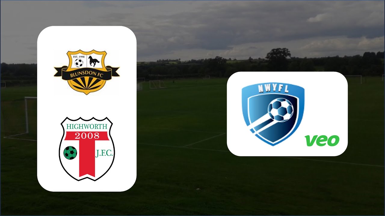 Blunsdon Youth FC U14 v Highworth Town Junior FC U14 J - GOALS - YouTube