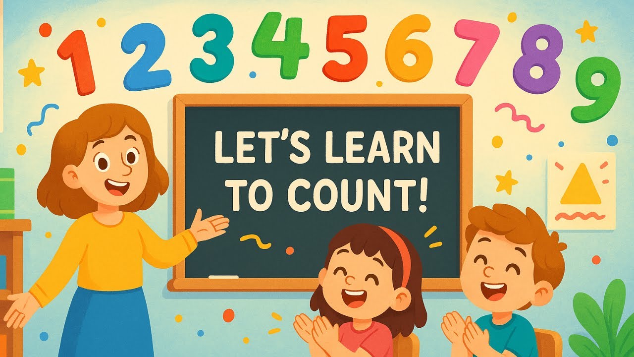 Let’s Count Together! 1 to 10 with Music & Fun - YouTube