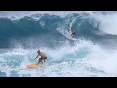 Gas Chambers, Pupukea North Shore Hawaii | 11/9/24 | Surfing Glassy ...