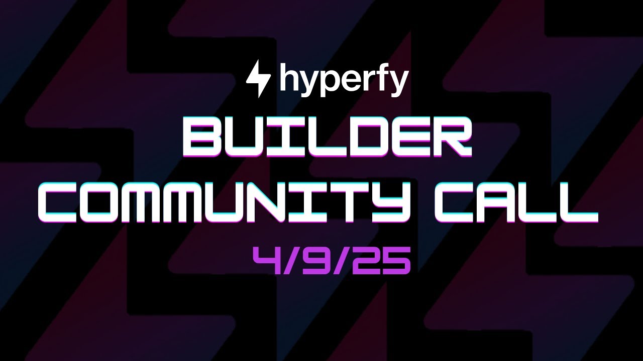 Hyperfy Community Call 4/9/2025 - YouTube