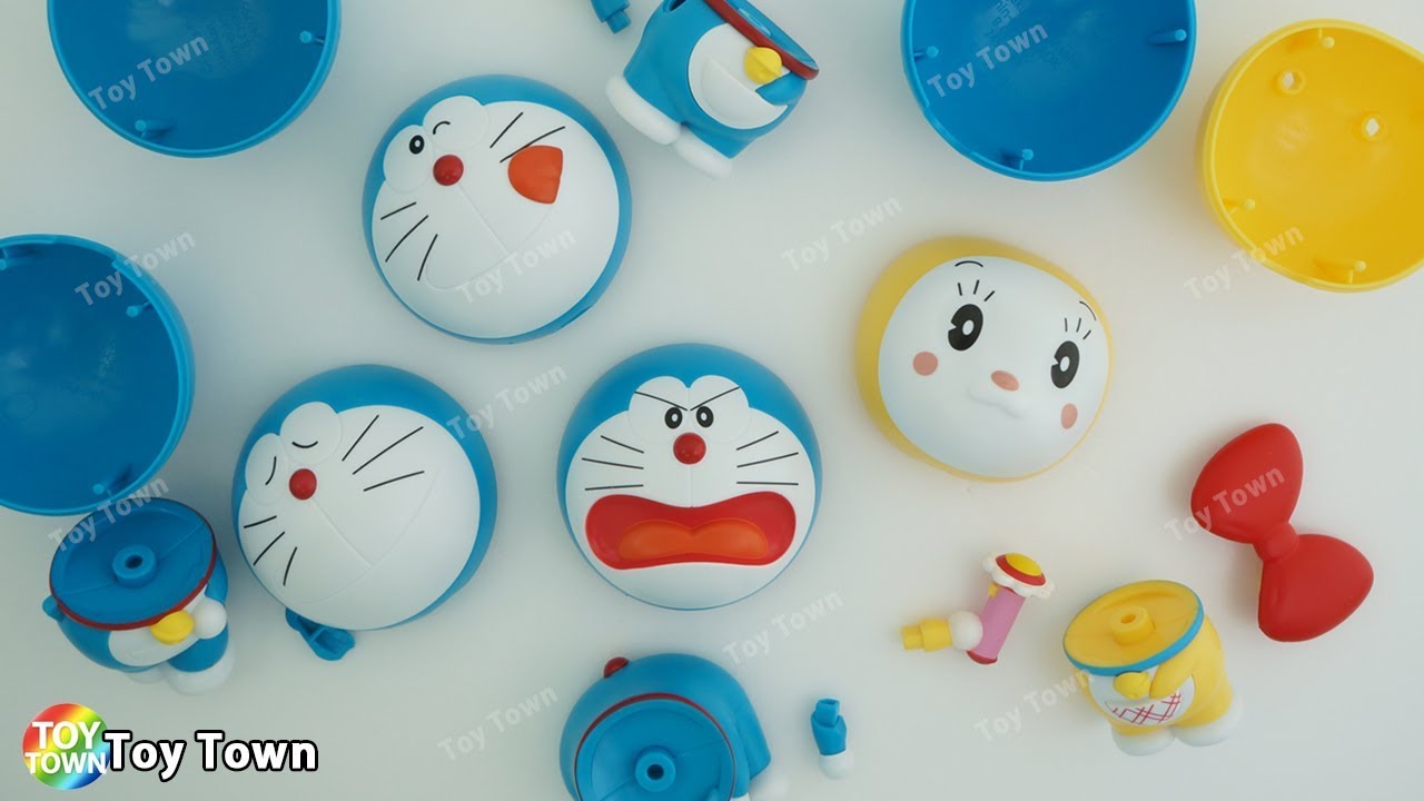 Doraemon Surprise Bricks toy ドラえもん - YouTube
