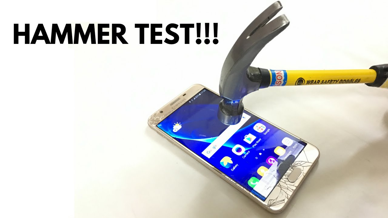 Samsung Galaxy J7 Prime Hammer Test! - YouTube