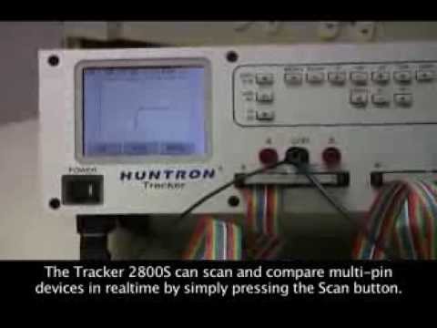 Prueba de Tarjetas Electronicas con el equipo Huntron Tracker 2800 y ...