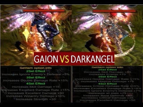 Mu Legend Season 15 - Energy Magic Gladiator - Gaion Ancient Set vs ...