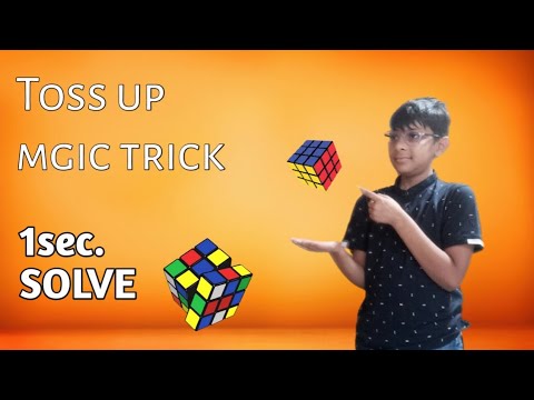 rubik's cube toss magic trick | CUBE EXPERT ANSH #cube #video # ...