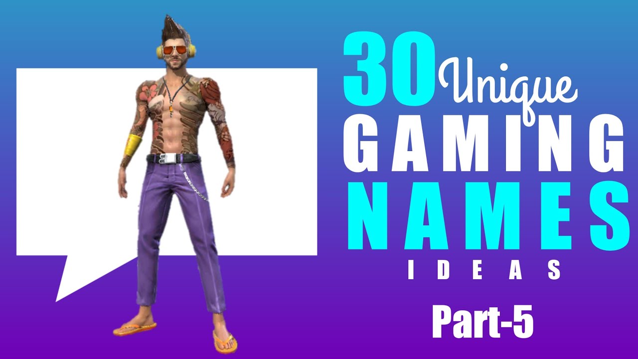Top 30 Best Unique Gaming Channel Name idea in 2021 | Amazing Names ...