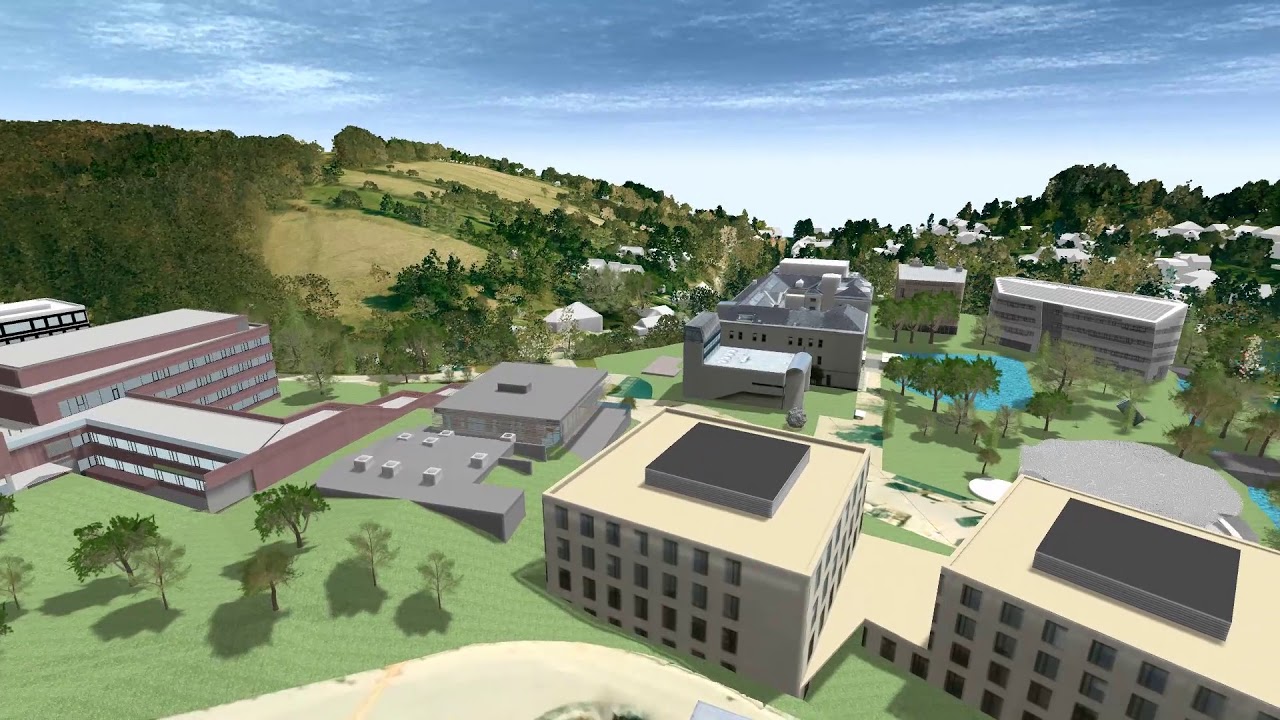 IST Austria Campus Fly-over Animation - YouTube