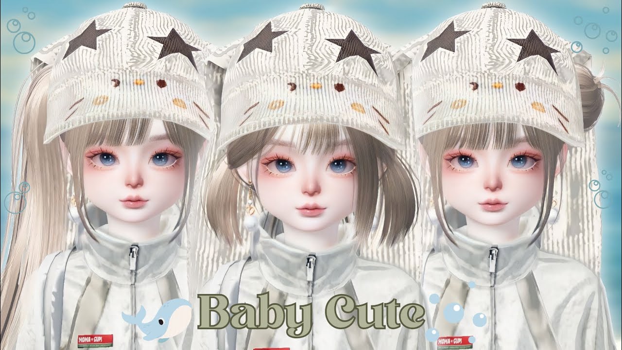 Zepeto Face Tutorial Pretty Baby Cute Girl Face | Oplas Zepeto Baby ...