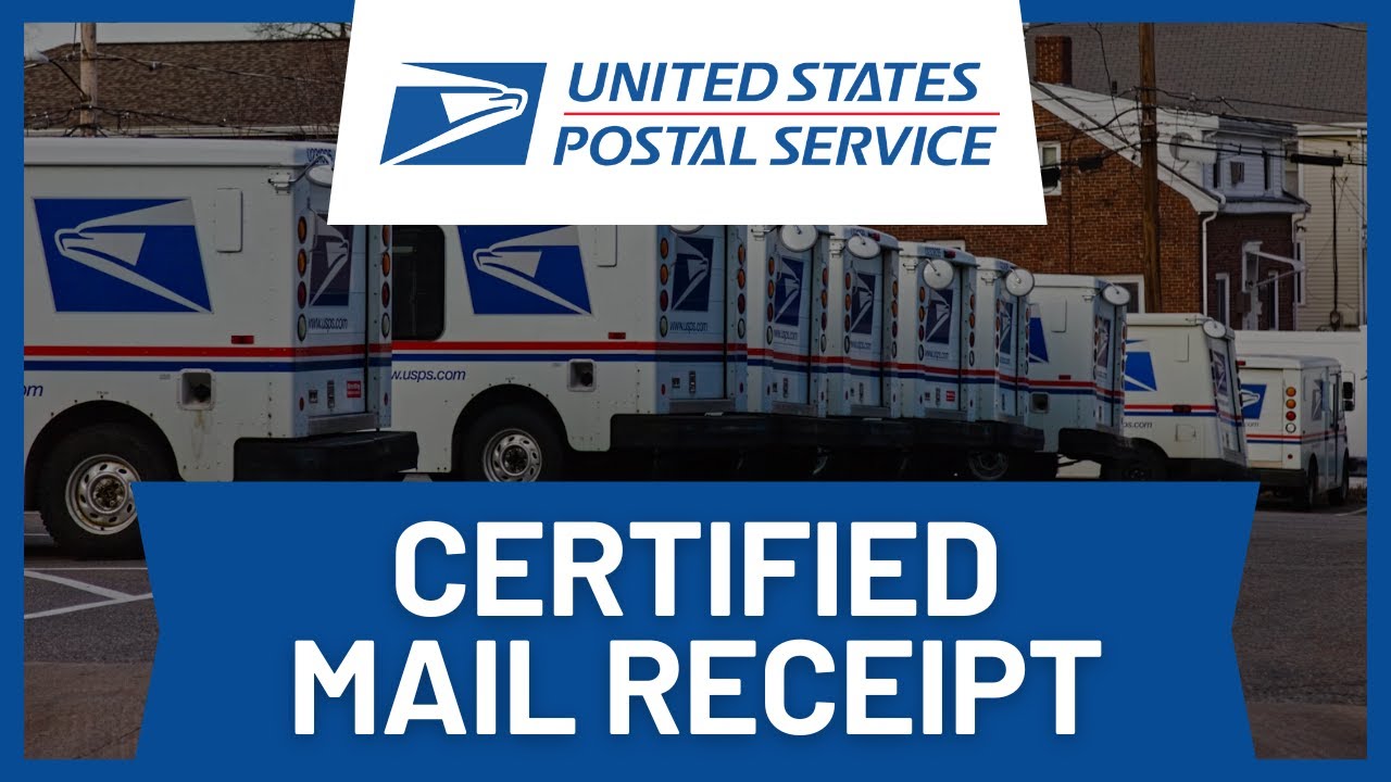 How to Fill Out Certified Mail Receipt USPS (Guide) - YouTube