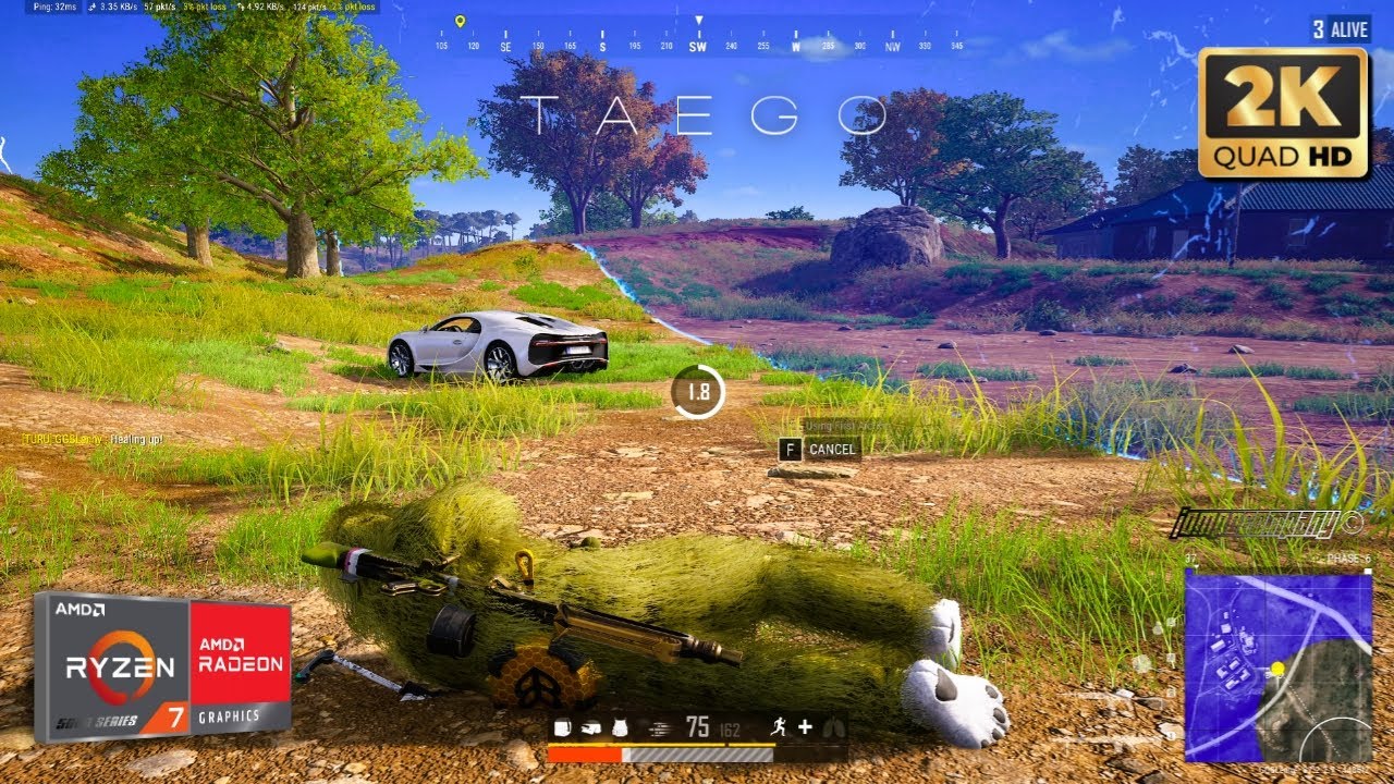 PUBG PC 2025 TPP SOLO TAEGO 2K [QHD] | AMD Ryzen™ 7 5700X3D | RX 6700XT ...