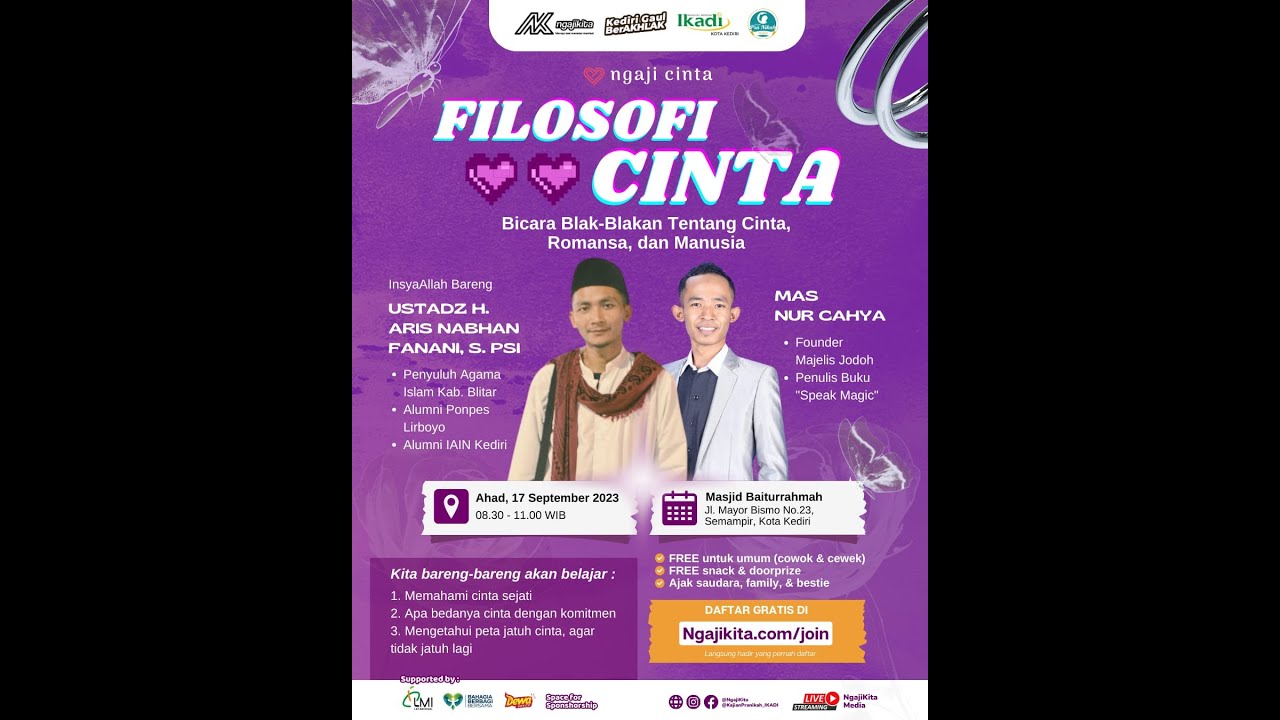 Filosofi Cinta - NgajiCinta 17 September 2023 - YouTube