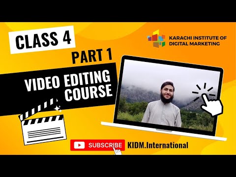 Video Editing Class 4 part 1 |Adobe Premier pro| KIDM