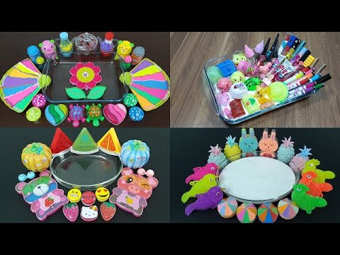 Alex and 48 minutes Challenges Mixing super slime with many things ...