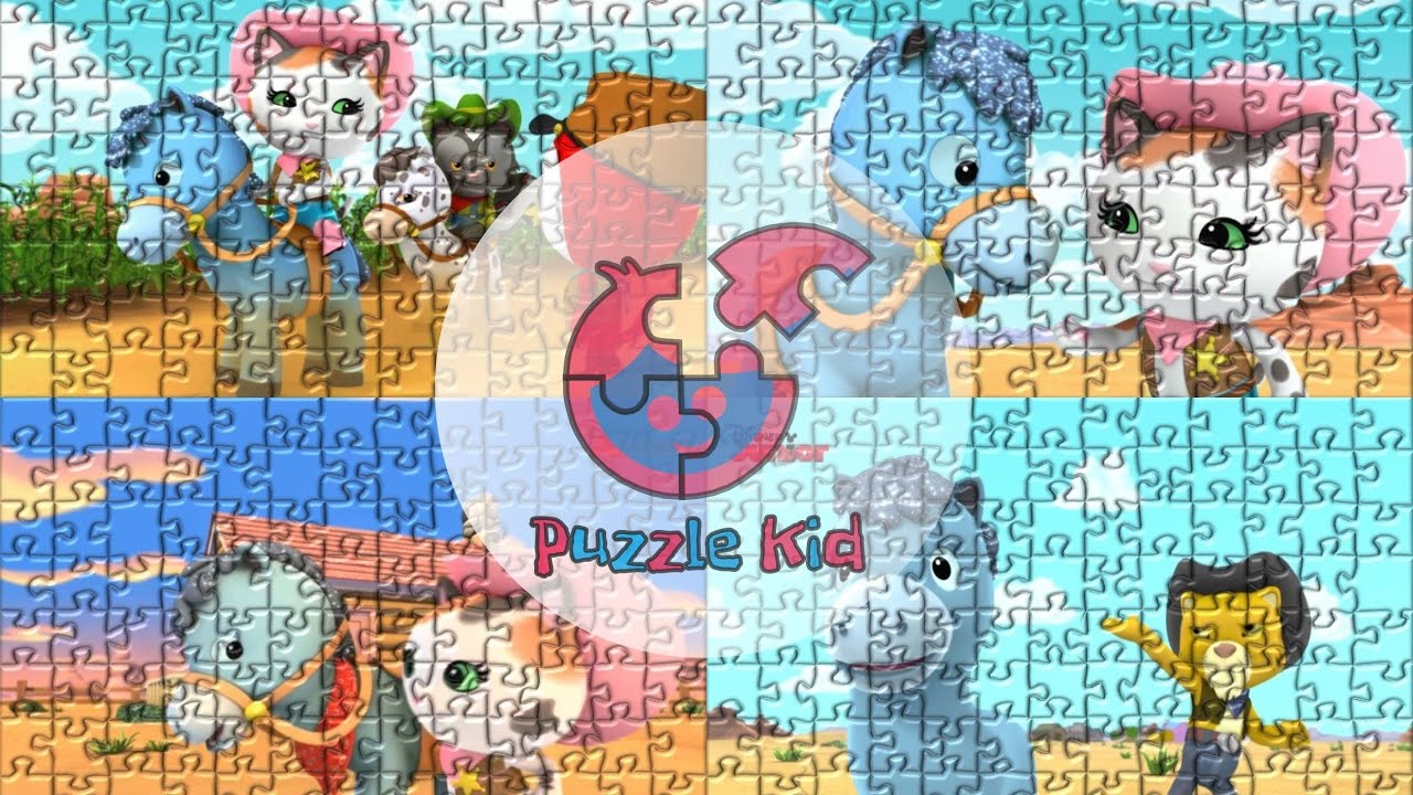 Puzzle Games Sheriff Callie Sparky - игрице - Puzzle Kid - YouTube