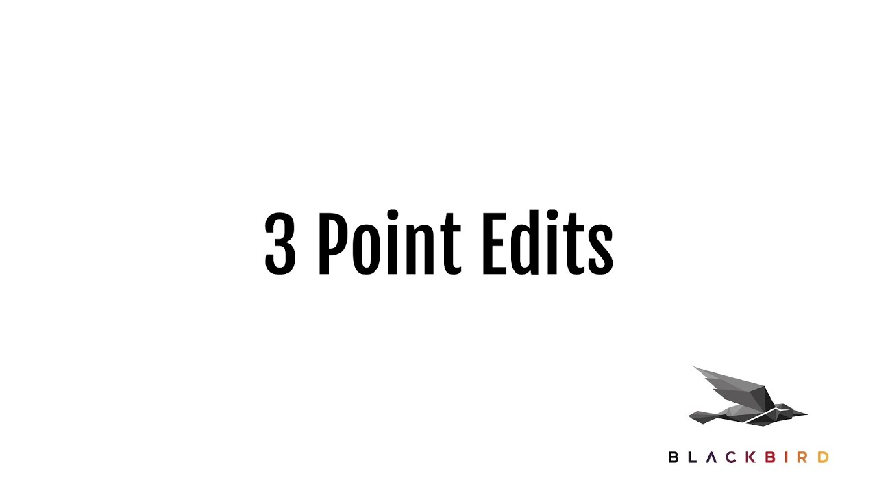 Source to Edit Viewer 3 Point Editing - YouTube