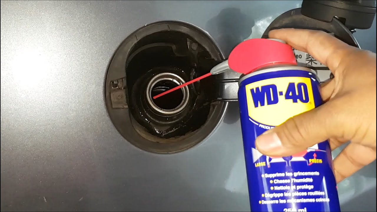 Spraying this part of your car with wd 40 will get amazing results ...