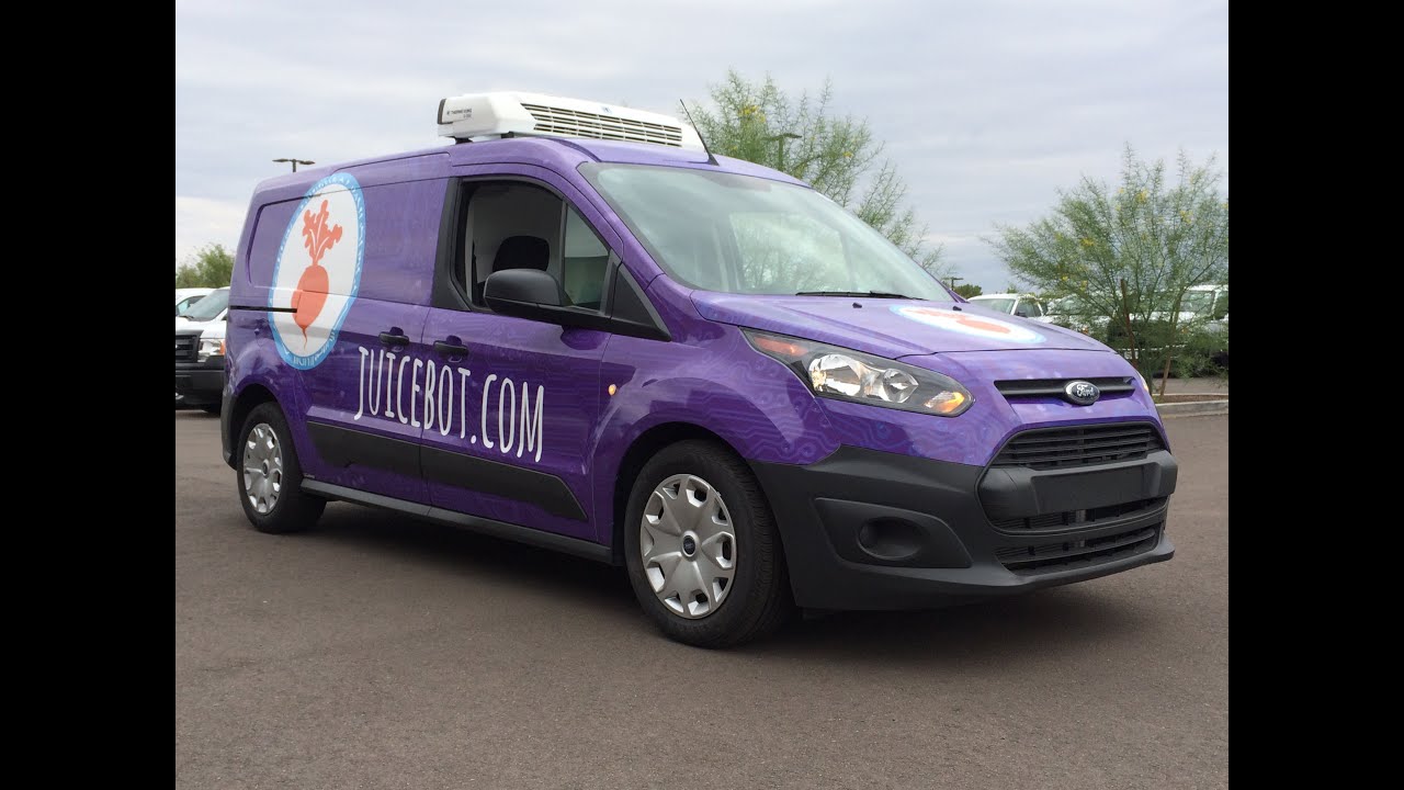 2015 Ford Transit Connect ThermoKing V-300 Reefer Custom Vinyl Wrap ...