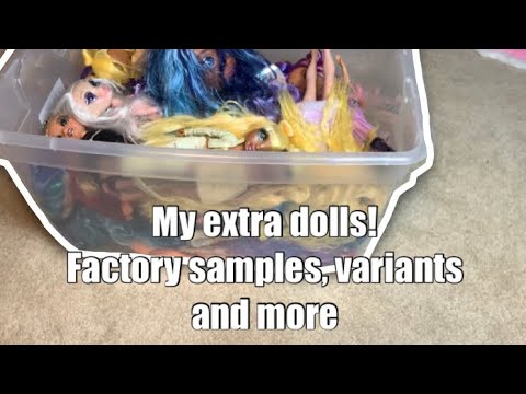 Looking through my Rainbow High bin… extra dolls- prototypes, factory ...