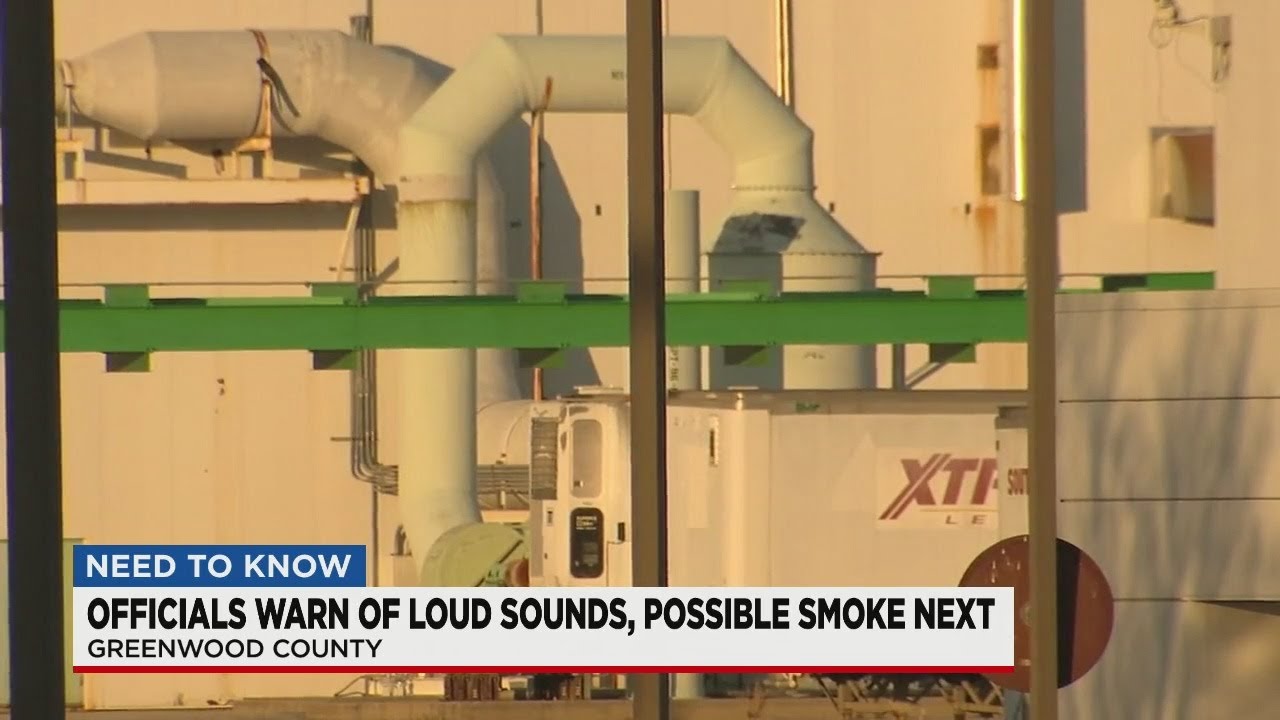Officials warn of loud sounds, possible smoke next - YouTube