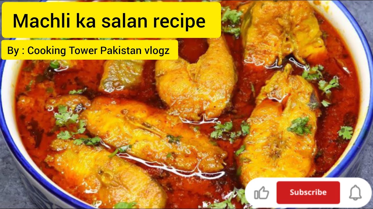 Fish Curry Recipe | Machli ka Salan | Masala Fish curry |by Cooking ...