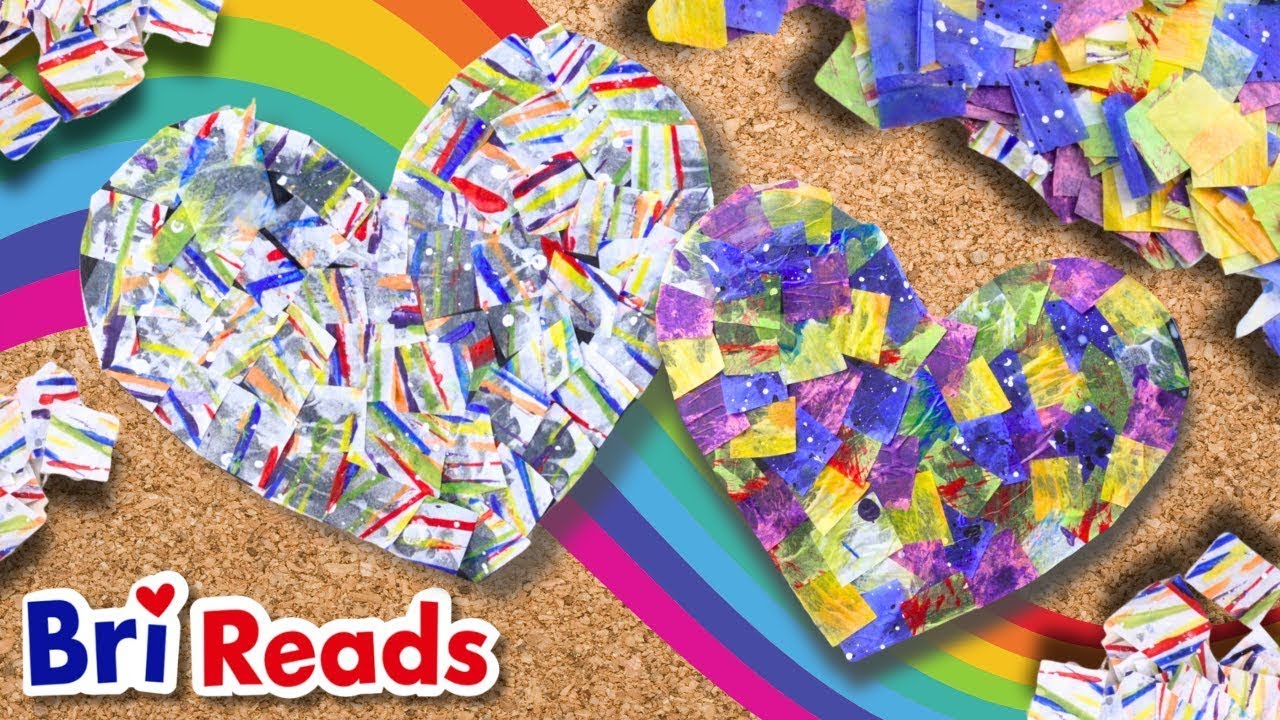 Eric Carle Art! | Easy Painted Tissue Paper Process Art Project for ...