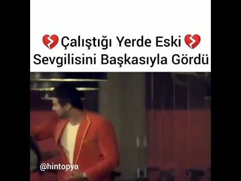 Çalişdıği yerde eski sevgilisini baskasiyla gördü