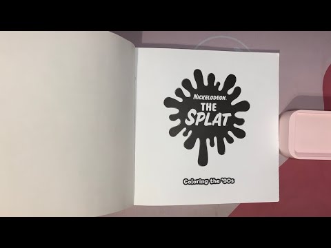 ASMR Flipping Through A Nickelodeon Coloring Book - YouTube