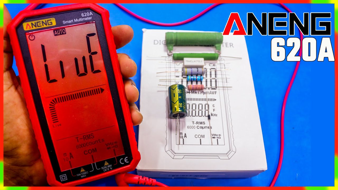 ANENG 620A MULTÍMETRO DIGITAL SMART - REVIEW COMPLETO - YouTube