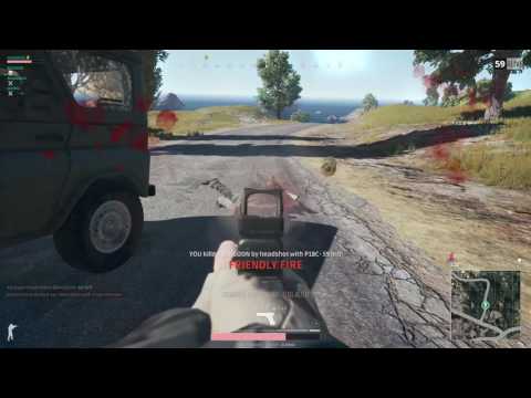 [PUBG] P18c Full Auto, Single Fire, Recoil (Can't Make Akimbo)