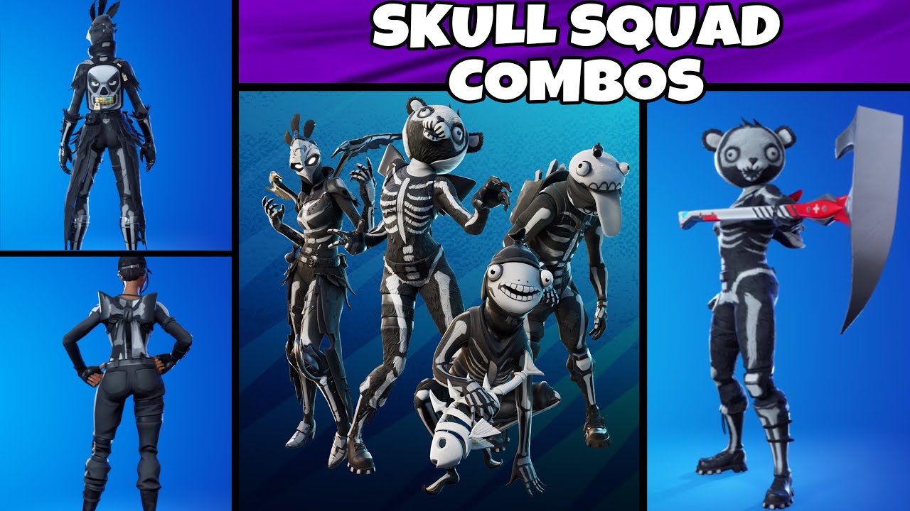 BEST SKULL SQUAD COMBOS IN FORTNITE | Skull Squad Pack Overview ...