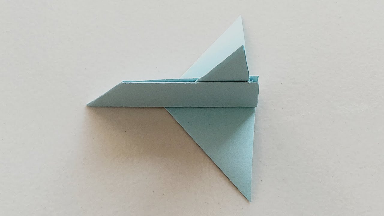 How to Make a simple Origami Mirage Jet Aircraft - Easy Paper Crafts ...