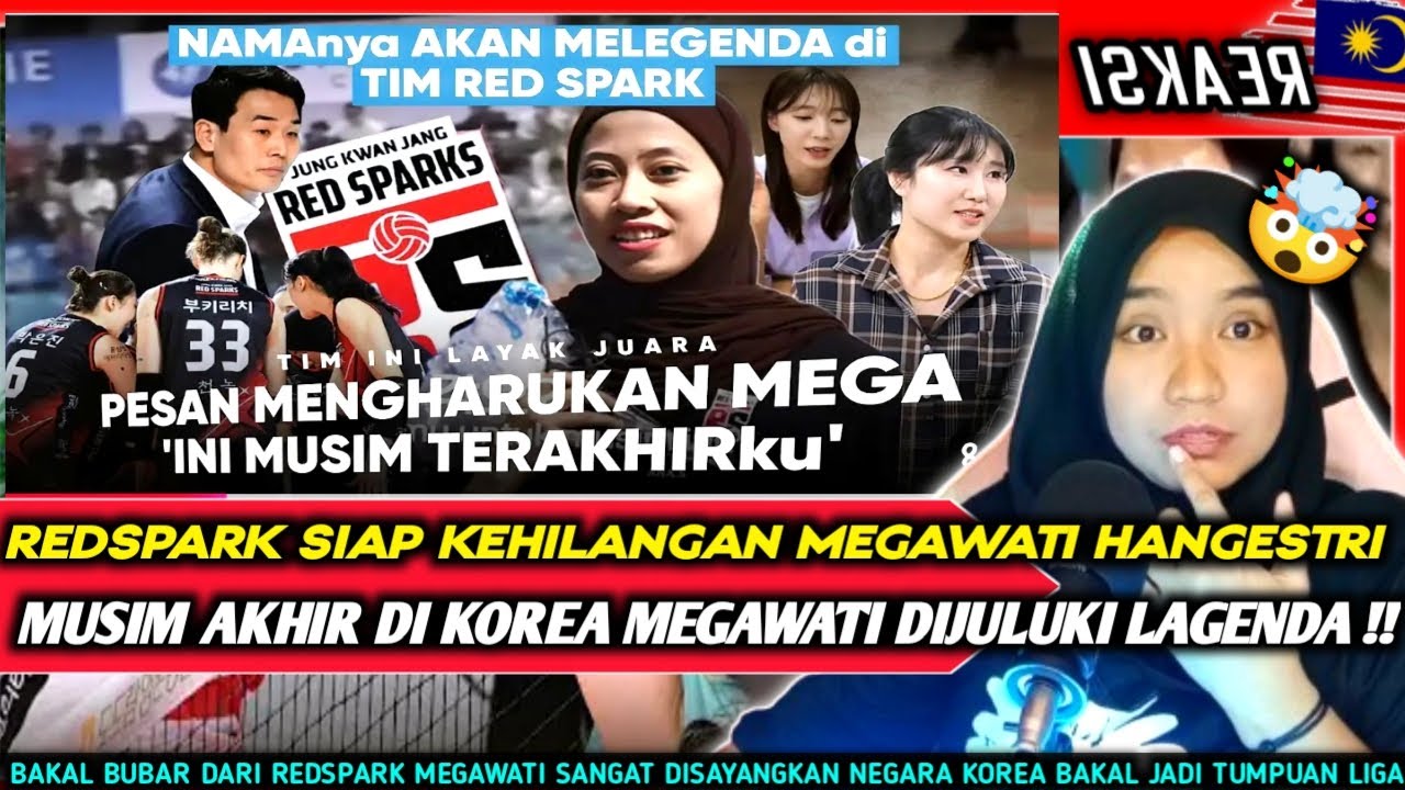 MEGA PAMIT Habisi Musim Akhir " MEGAWATI BUBAR REDSPARK ' Liga Korea Bakal HILANG ARAH 🤯🤯 - YouTube