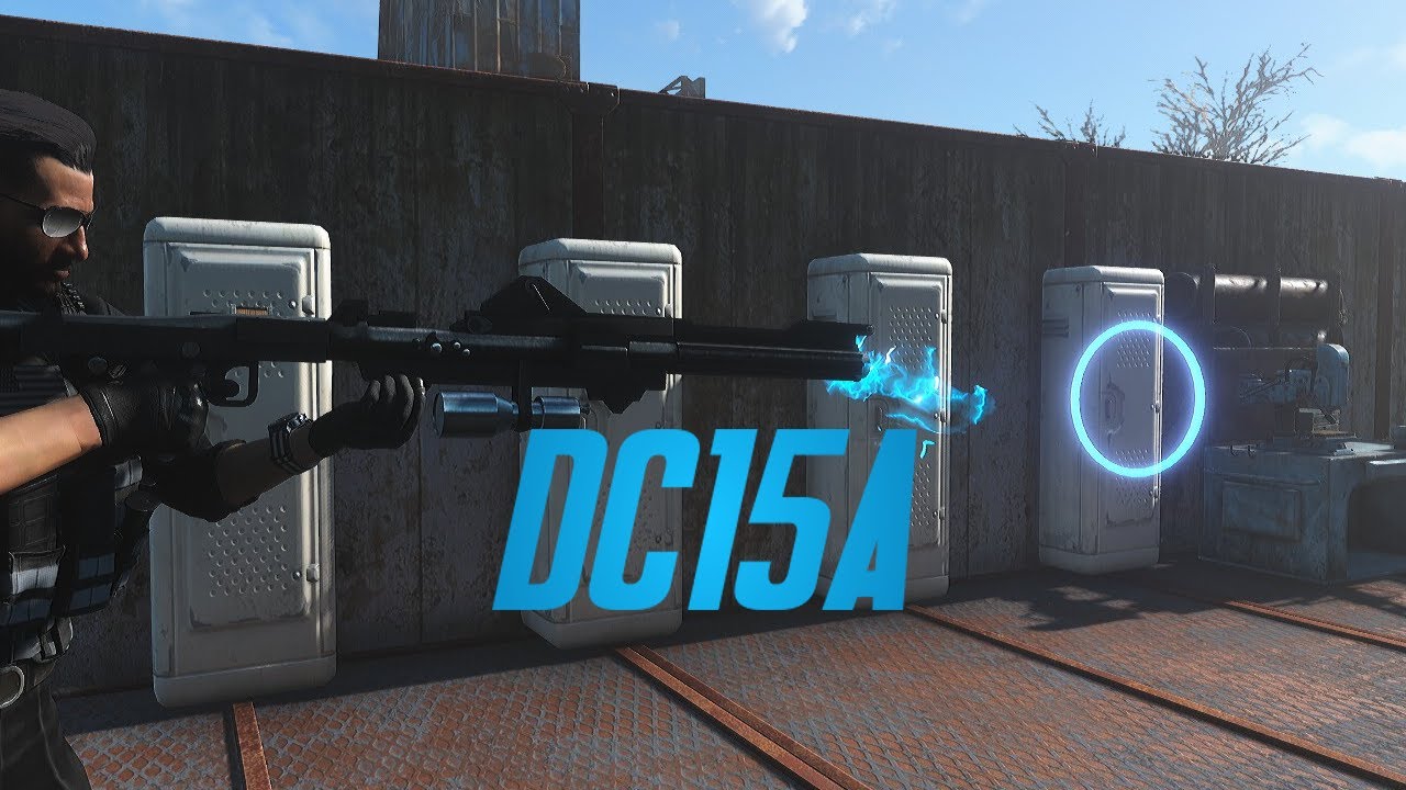 Fallout 4 DC-15A Star Wars Blaster Mod - YouTube