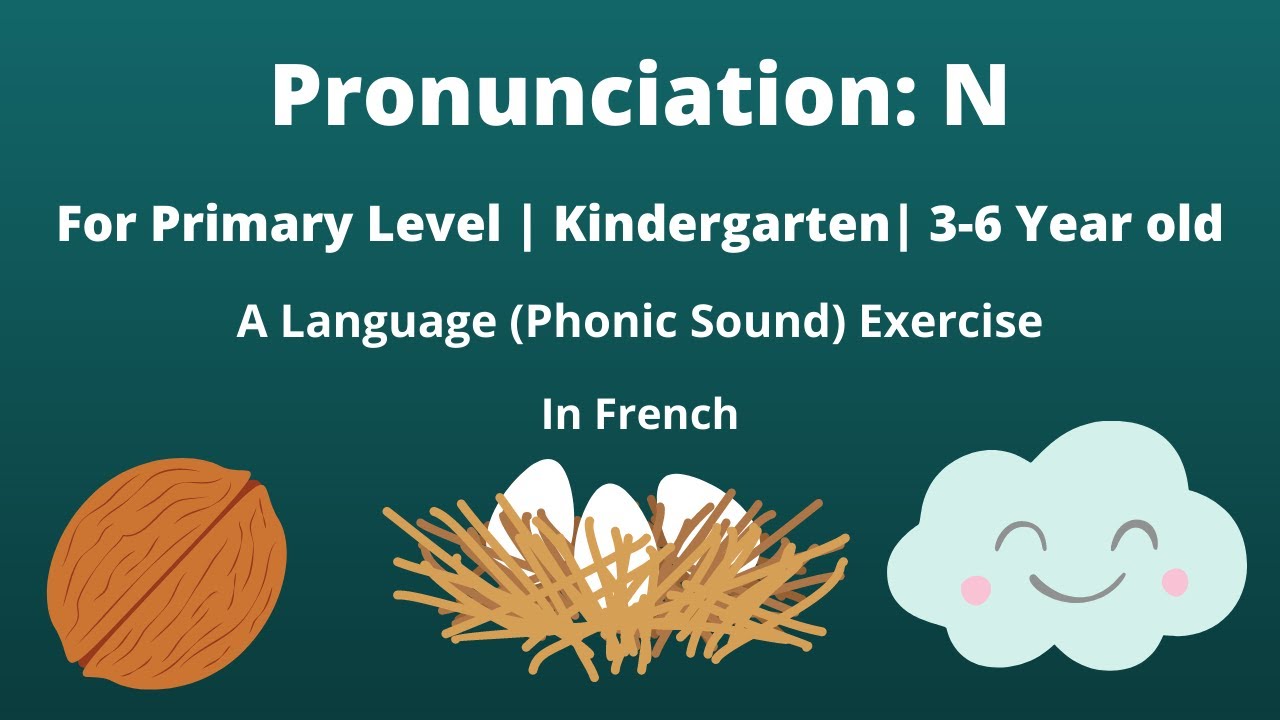 Pronunciation: n (French) - YouTube