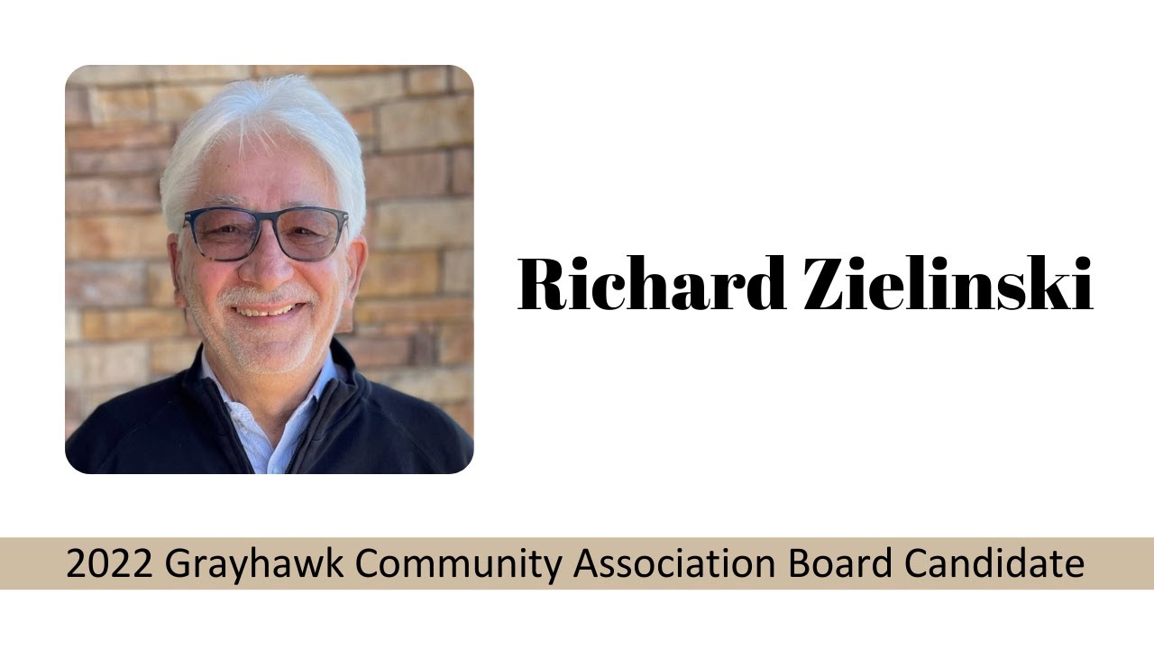 2022 GCA Board Candidate: Richard Zielinski - YouTube