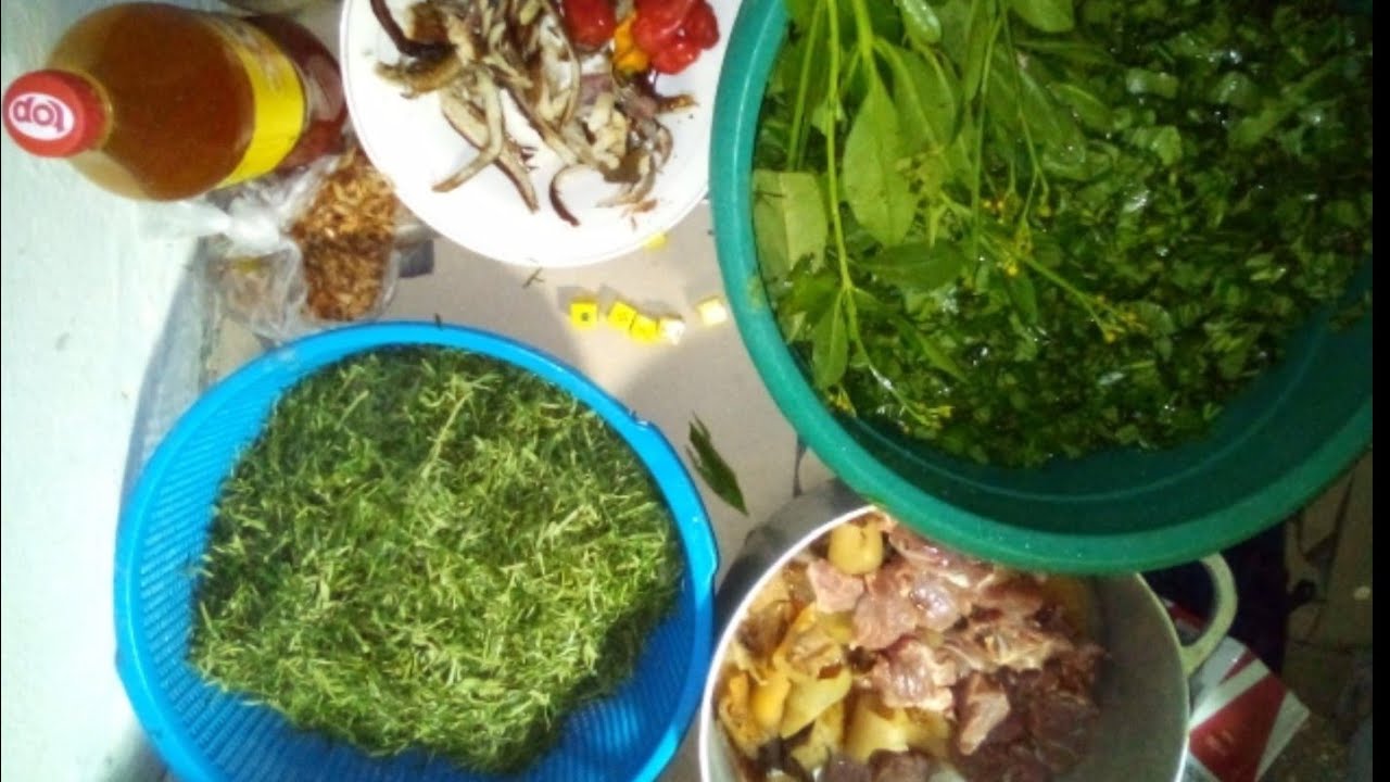 Recette de Eru &Water fufu/how to Cook Eru & Water fufu - YouTube