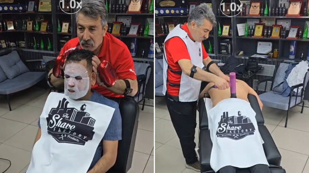 YOUR ASMR SLEEP FRIEND MUNUR ONKAN .HAIR AND BEARD TRIMMING, BACK AND ...