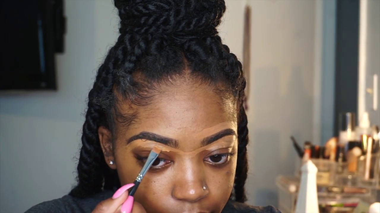 EASY BROW TUTORIAL | Yahsana A. - YouTube